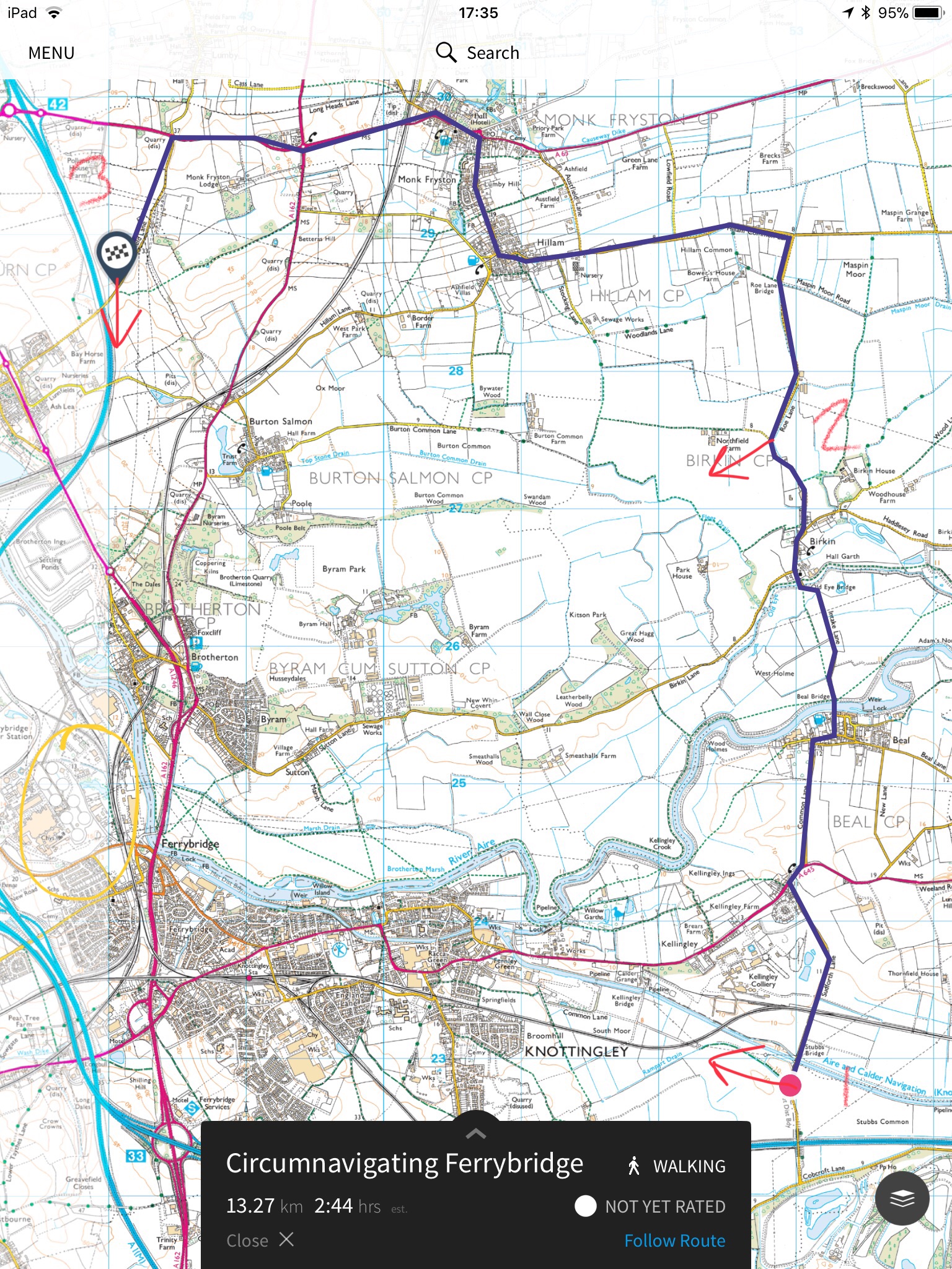 Circumnavigating Ferrybridge Power Station – Tony Wade